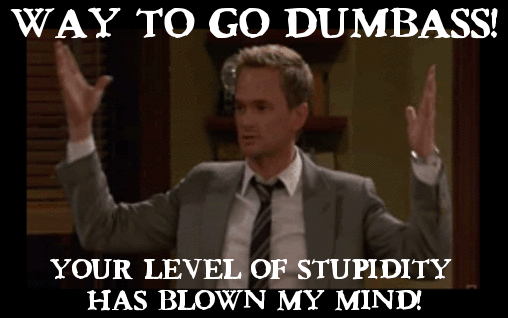 We add mendacity, hypocrisy, and duplicity to stupidity. So who gets ...